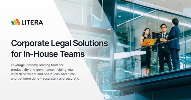 Corporate Legal Solutions | Litera for In-House Teams