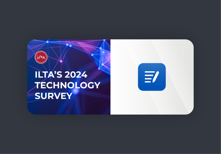 Litera in ILTA's 2024 Tech Survey: Platform Approach | Litera