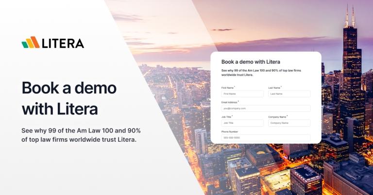 Request a Demo with Litera | Legal Technology Solutions
