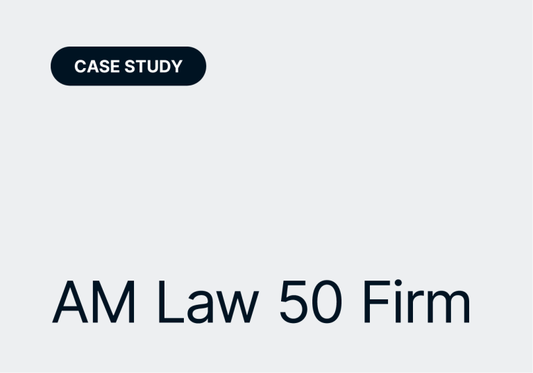 Building a Scalable Matter Profiling Program - an AmLaw 50 firm’s ...