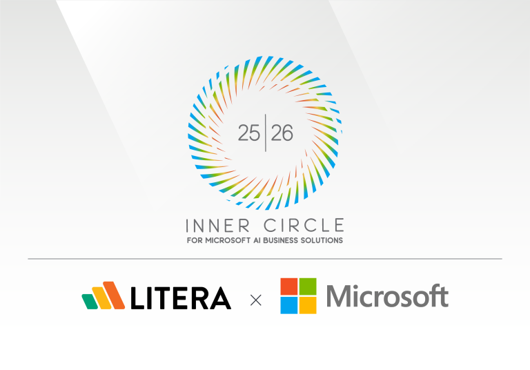 Litera Achieves the 2025-2026 Microsoft AI Business Solutions Inner Circle Award | Litera