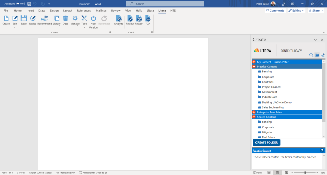 Legal Document Creation | Litera Create